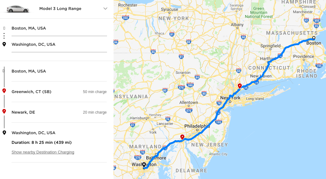 Tesla Model 3, Honda Compared